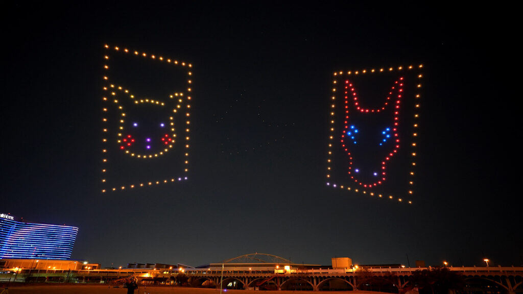 Pokémon Drone Light Show - Sky Elements