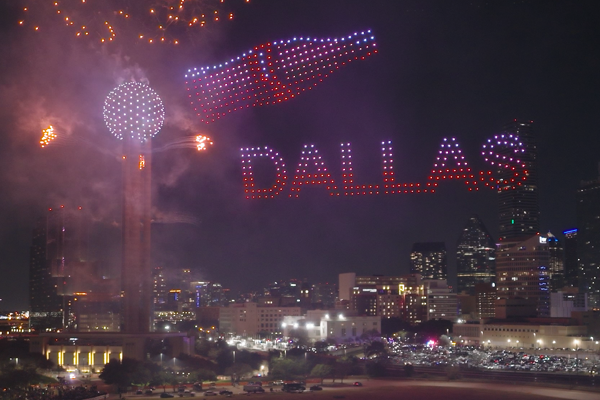 The Quintessential New Year's Eve Drone Show