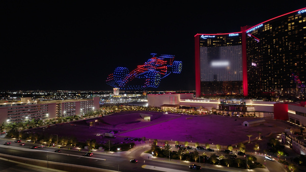 F1 Las Vegas Concluded With 1,000 Drones Over The Strip