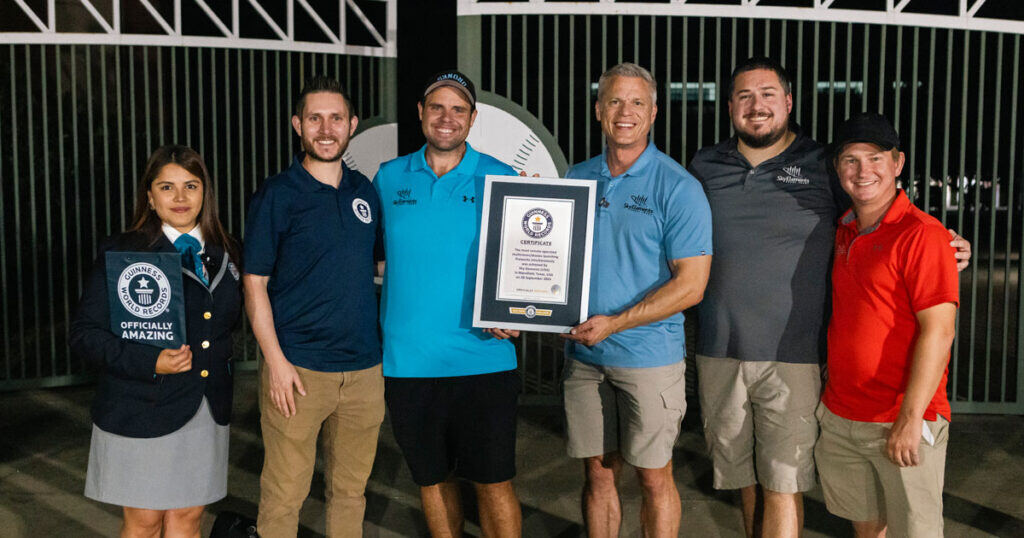 Sky Elements Flies Guinness World Record Pyro Drone Show