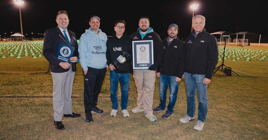 Sky Elements Flies 5,000 Drone Show with UVify in Mansfield